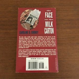 Other | The Face On The Milk Carton By Caroline B Cooney | Poshmark
